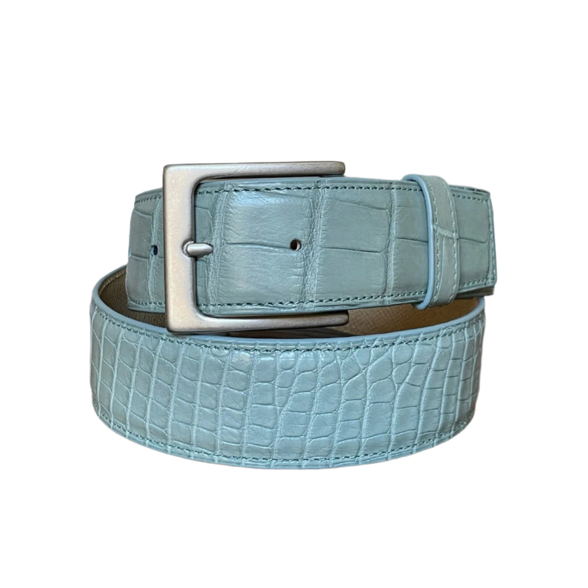 Full Skin Belt, Sky Powder Matte Alligator – Blair's Belts